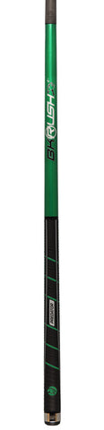 Predator BK Rush Nova Green Break/Jump Cue - With Sport Wrap - BKJMPRU - Seybert's Billiards Supply