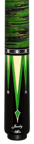 Jacoby Limited Edition Raven Pool Cue with Stacked Leather Wrap - 0917 ...