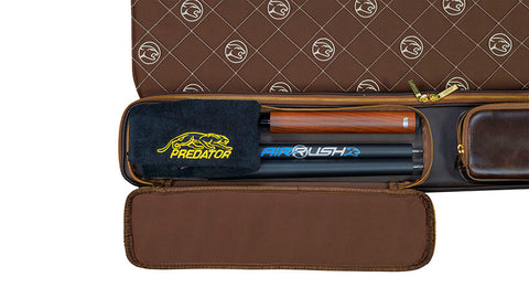 Predator Limited Edition Legacy 3x5 Soft Pool Cue Case - Dark Brown ...