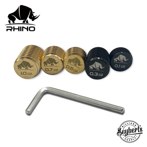 Rhino Cue Weight Bolt Kit - Seybert's Billiards Supply