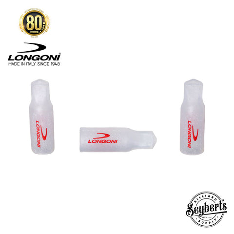 Longoni Clear Silicone 3 Piece Tip Protector Set with Red Logo - 10.00 ...