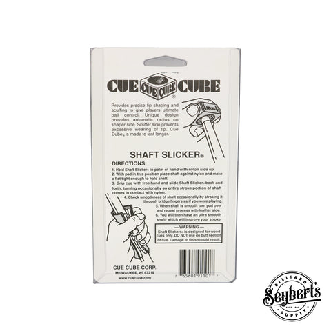 Cue Cube .418" Nickel with Shaft Slicker Combo - Silver - Seybert's ...