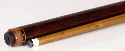 Pat Diveney DC1650 Cocobolo 4 Point Pool Cue with Kielwood 12.75mm sha ...