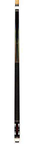 Pat Diveney Ebony 4-Point Snakewood and Elephant Wrap Custom Pool Cue ...