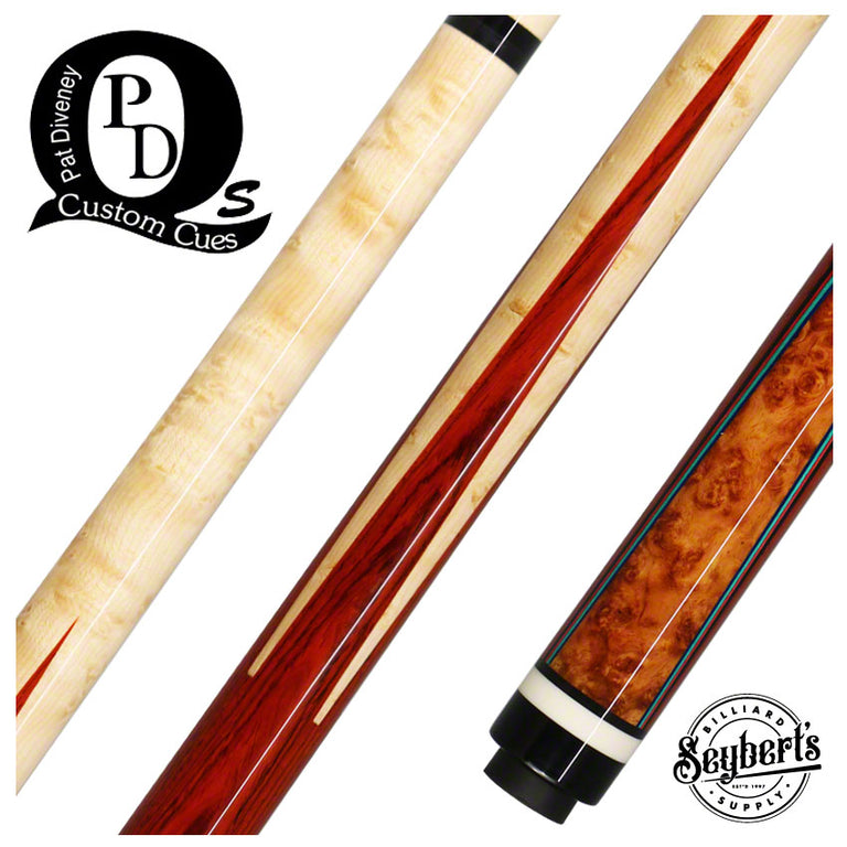 Pat Diveney Custom Cues - Seybert's Billiards Supply
