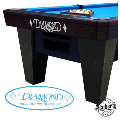Diamond Pro Am Oak With Walnut Finish Pool Table - Diamond Billiards ...