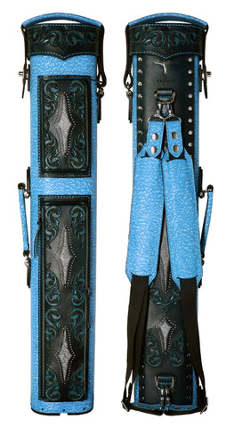 Volturi Custom Venice Style Turquoise 4x8 Hard Pool Cue Case - Seybert ...