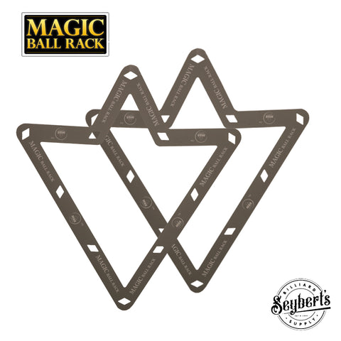 Magic Ball Rack Pro 9 10 Grey Edition - 2 Racks - Seybert's Billiards ...