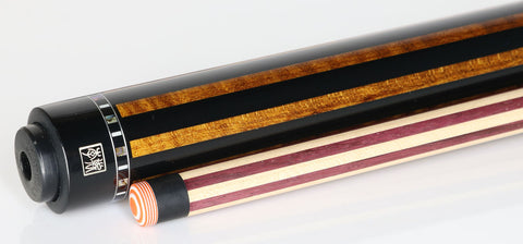 Cuelees Ebony and Curly Maple Break Cue - LS-BK01 - Seybert's Billiards ...