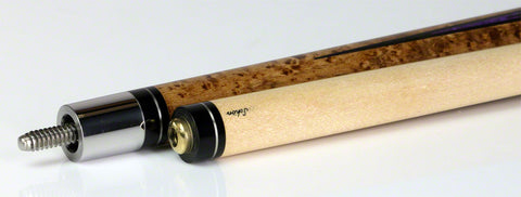 Schon SP Purple Cue - Dark Stain - SP1801PURDS - Seybert's Billiards Supply