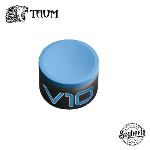 Taom V10 Blue Chalk - 1 Piece - Seybert's Billiards Supply