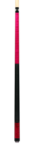 KODA Hot Pink-Stained Maple Pool Cue with Linen Wrap - Seybert's ...