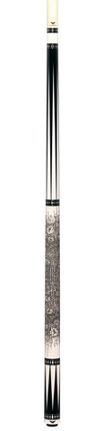 Cueroc Pterosaur 1 Ebony Dymondwood with White Juma Points Pool Cue wi ...