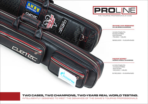 Cuetec Pro Line Black 4x8 Soft Professional Pool Cue Case - 95-751 ...