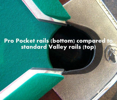 Valley PRO Pocket Pool Table Rails- Replacement Rails - Seybert's ...
