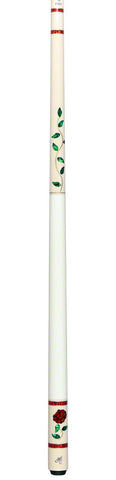 Meucci BMC White Glass Rose Pool Cue with Pro Shaft - BMCGRWHPRO ...