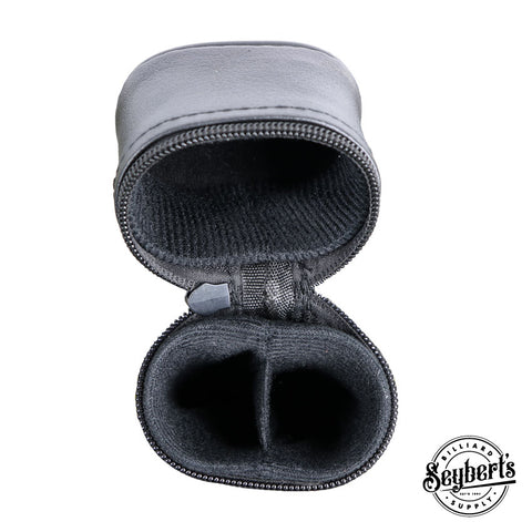 Economy Oval Black 1x1 Hard Pool Cue Case - CS11HR-BK - Seybert's ...