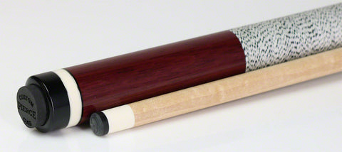 Pierce Custom Birdseye Maple and Purpleheart Pool Cue With Linen Wrap ...