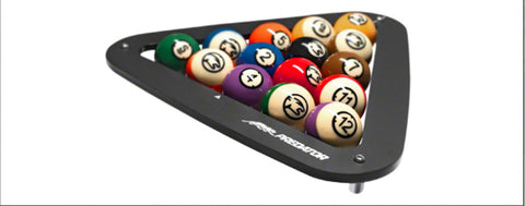 Heavy Duty Plastic 8 ball rack - High quailty billiard pool ball rack ...