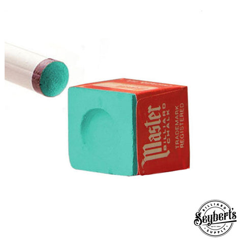 Master Cue Chalk - Black Master Chalk Dozen - Seybert's Billiards Supply