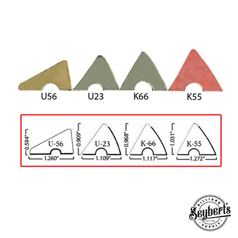 Pool Table Rail Bumpers | Standard Rubber Cushions For Pool Tables ...