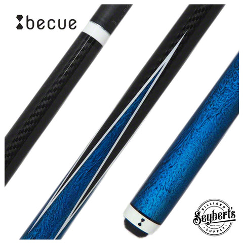 Becue V2 Carbon Fiber Rebel Blue Play Cue - BC237BLUE - Seybert's ...