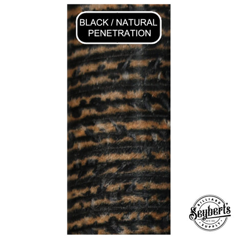 Tiger Stacked Leather Wraps - Seybert's Billiards Supply