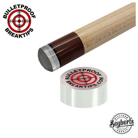 Bulletproof Pool Cue Break Tip - Break Cue Tip - Seybert's Billiards Supply
