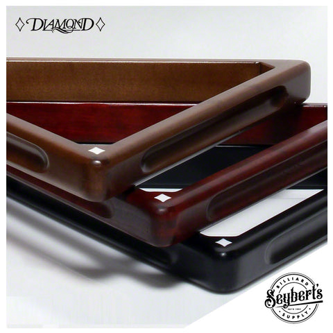 Diamond Pool Table Pool Ball Rack | Black Maple 15 Ball 8 Ball Rack ...