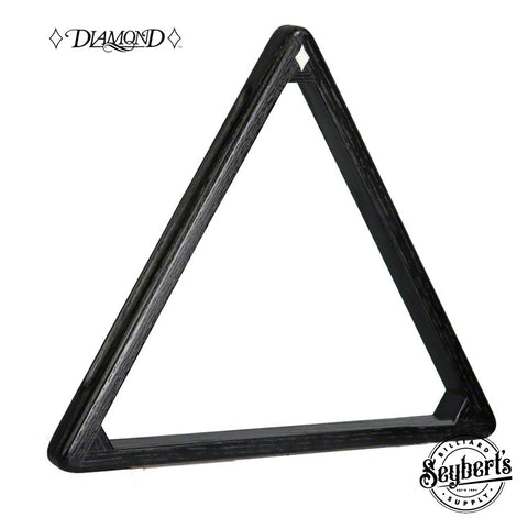 Diamond Pool Table Pool Ball Rack | Black Maple 15 Ball 8 Ball Rack ...