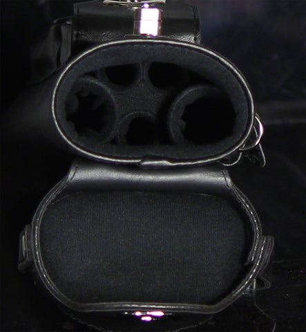 Instroke Case- Black/Blue Leather Geo Cases 2x3 Cue Case - Seybert's ...