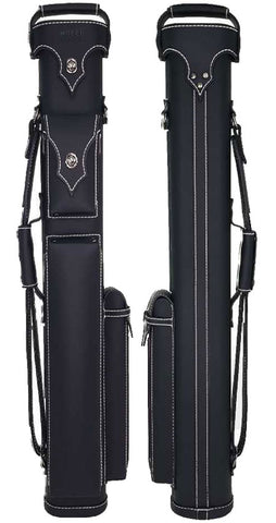 Holly Monochrome Stitched White Pool Cue Case - HSMW - Seybert's ...