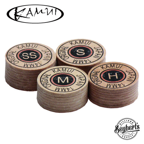 Kamui Tan Pool Cue Tips - Kamui layered cue - Seybert's Billiards Supply