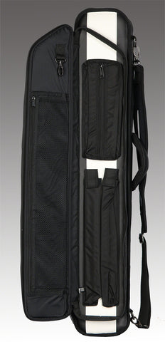 Lucasi White Black Pool Cue Case - Lucasi Soft 4x8 Cue Case - Seybert's ...