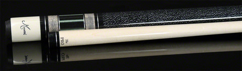 Meucci Gray Stained Maple with Black Points Pool Cue with Pro Shaft ...