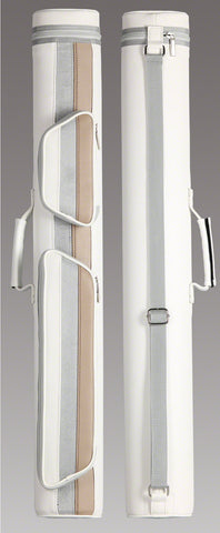 Pro Series Pool Cue Cases | White Grey 2 Butt 2 Shaft - Seybert's ...