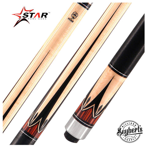 Star Pool Cue By McDermott Cues - Star S09 Cocobolo Black Point Cue ...