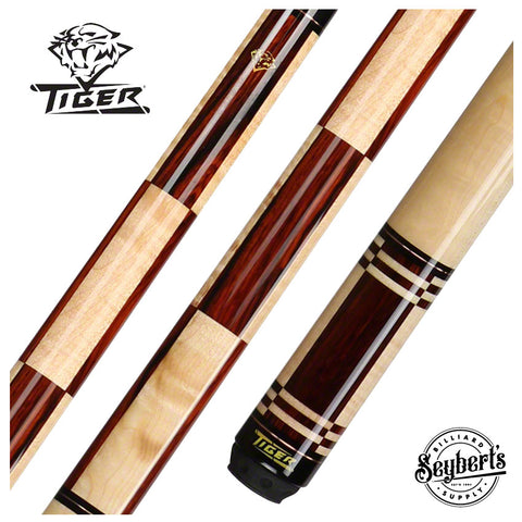 Tiger X2 Series Cue Pool Cue | Tiger Cues X2 5 Cocobolo - Seybert's ...